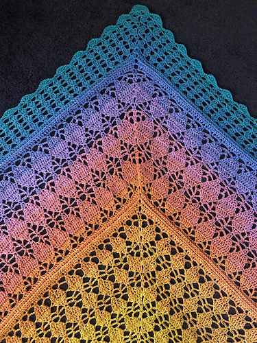 Ravelry: High Tea Shawl pattern by The Crochet Fix