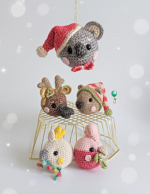 Ravelry: Australian Christmas Baubles pattern by Belle & Grace Handmade ...