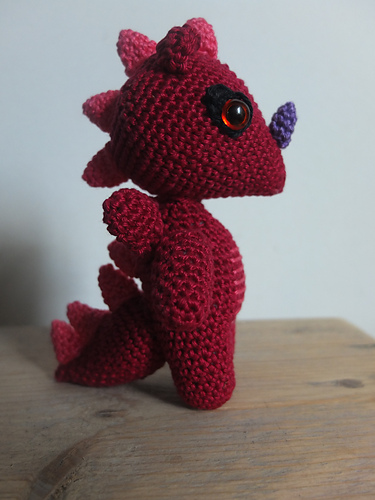 Ravelry: Crochet Amigurumi Red Dragon pattern by Mrs Klerx Designs