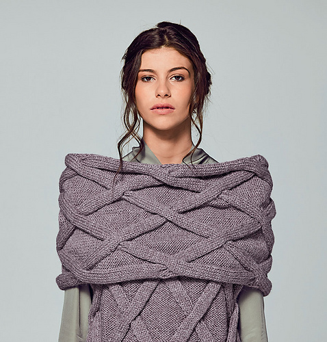 Ravelry: 107 Grand/Large Snood pattern by Bergère de France