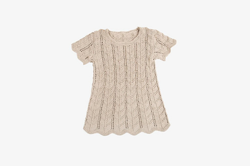 Ravelry: Robe ajourée manches courtes - M1756 pattern by Bergère de France