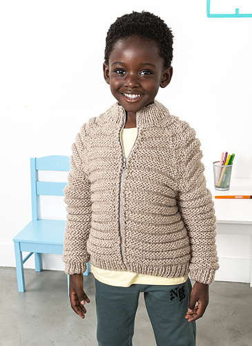 Ravelry: Blouson raglan zippé Dylan - M2759 pattern by Bergère de France