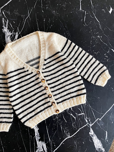 Ravelry: Bronte Cardigan Mini pattern by BerthyKnit