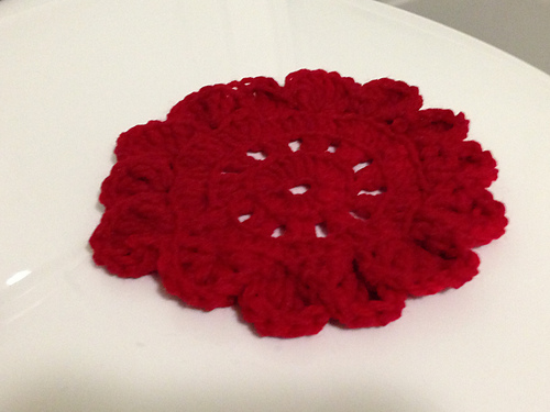 Ravelry: Big Flower Coaster pattern by Crochet Land