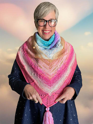Ravelry: Sprinkled Snowflake Shawl pattern by Beth MacDonald Stone