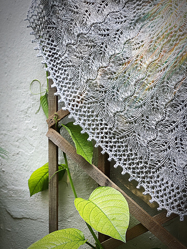 Ravelry: Lattice and Leaf Shawl pattern by Beth MacDonald Stone