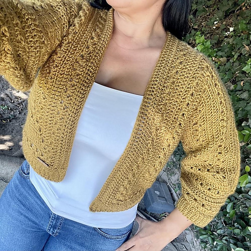 Ravelry: 6-Day Hexagon Cardigan pattern by Betty McKnit