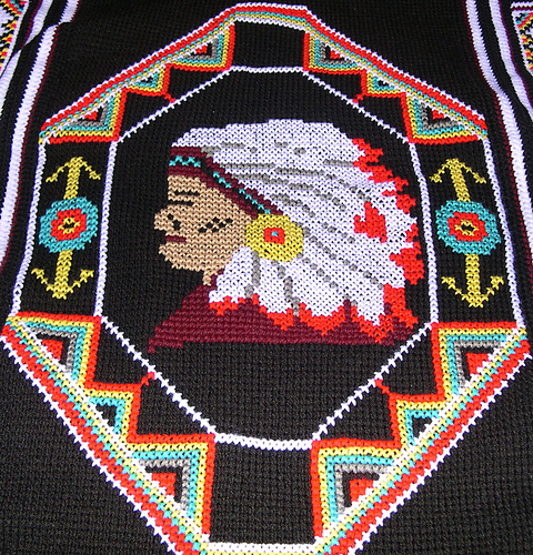 Ravelry: Indian Head Afghan pattern by Spinnerin