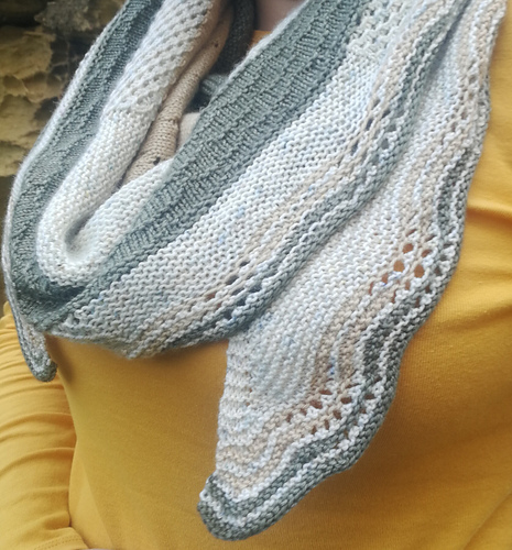 Ravelry: Ancient Spirals Shawl pattern by Bex Knitty Designs