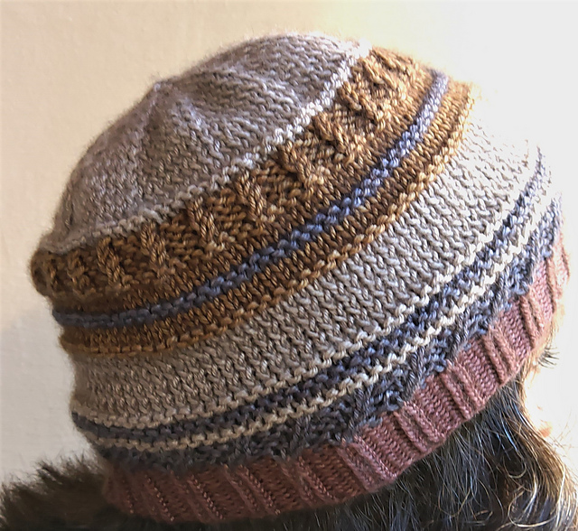 Ravelry: Metallic Twist Hat pattern by Bex Knitty Design