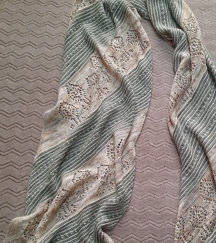 Ravelry: Whimsical Lane Wrap pattern by Bex Knitty Designs