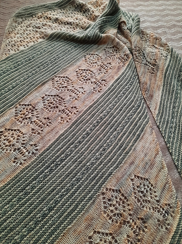 Ravelry: Whimsical Lane Wrap pattern by Bex Knitty Designs