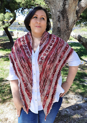 Ravelry: Woven Shawl pattern by Bex Knitty Designs