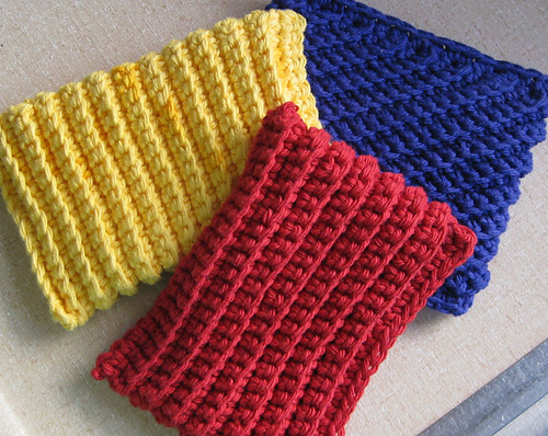 Ravelry: Ridged Scrubby Set pattern by Laurie Laliberte