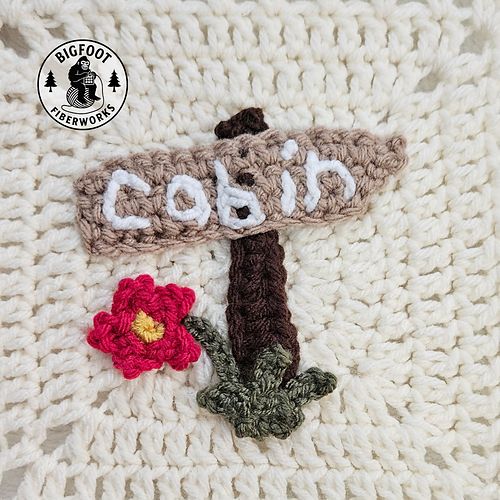 Ravelry: Trail Sign Applique pattern by Lisa Rode