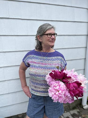 Ravelry: Alpine Flowers Tee pattern by Birch Tree Knits