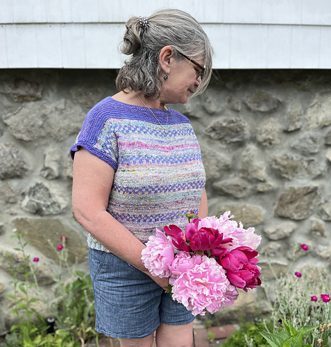 Ravelry: Alpine Flowers Tee pattern by Birch Tree Knits