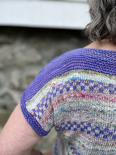 Ravelry: Alpine Flowers Tee pattern by Birch Tree Knits
