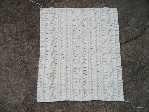 Ravelry: Birdlebee's Crochet Cable aran sweater