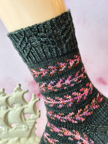 Ravelry: Seascape socks pattern by Andrea Yetman