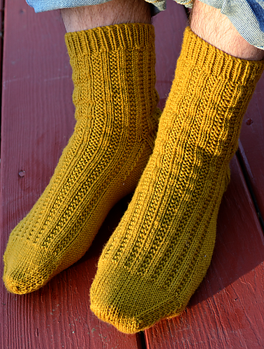 Ravelry: Colonel Mustard Socks pattern by Erin L. Black