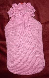Ravelry: Pretty in Pink: Hot Water Bottle Cover pattern by Heather Vance