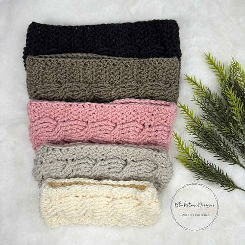 Ravelry: Classic Cables Earwarmer pattern by Sonya Blackstone