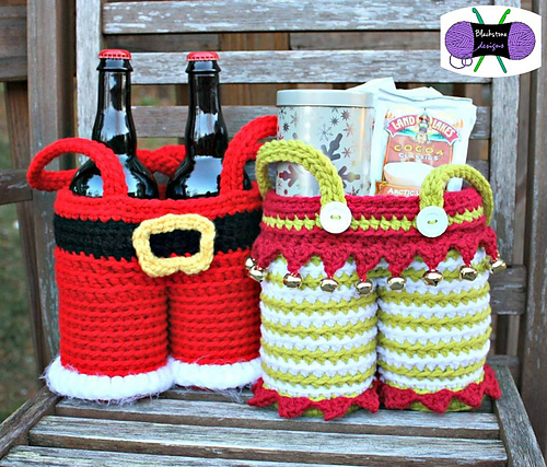 Ravelry: Santa Pants Gift Basket pattern by Sonya Blackstone
