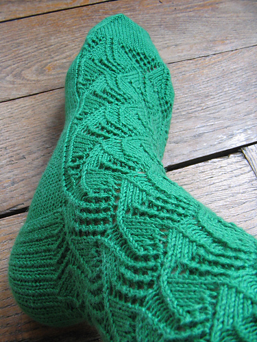 Ravelry: Flicker Sock pattern by Cookie A