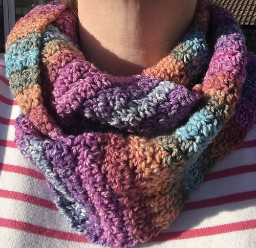 Ravelry: Easy Infinity Scarf pattern by Stephanie K Miller