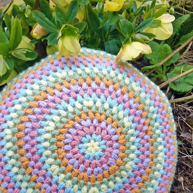 Ravelry: Pale Candy Cushion pattern by Blue Ammonite Designs