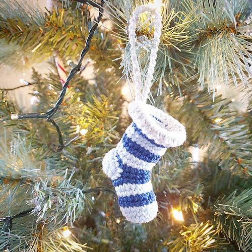 Ravelry: Stocking Ornament pattern by BlueBuggs
