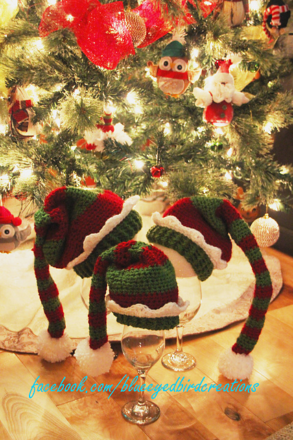Ravelry: Merry Elfin' Christmas Elf Hat pattern by Blue Eyed Bird Creations