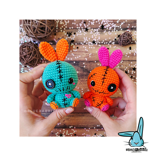 Ravelry: Mini Voodoo bunny pattern by BlueRabbitToys