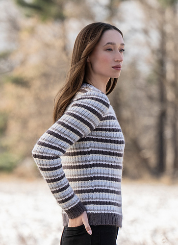 Ravelry: Misty Horizon Sweater pattern by Debbie West