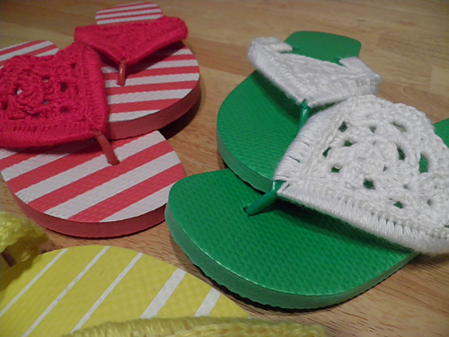 Ravelry: Flip Flop Sandals pattern by Susan Preston