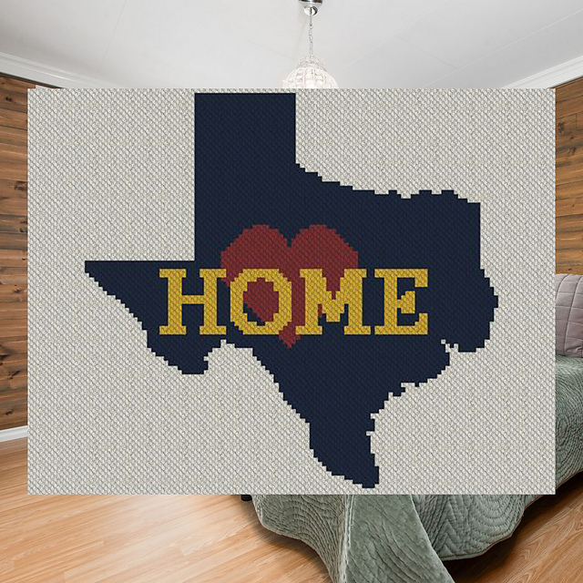 Ravelry: Texas Home C2C Afghan pattern by Blue Frog Creek