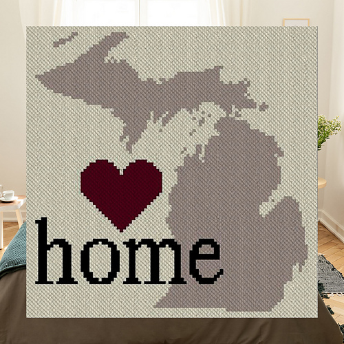 Ravelry: Michigan Home C2C Afghan pattern by Blue Frog Creek