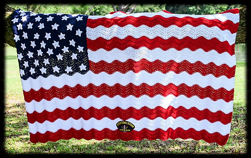 Ravelry: A Soldier's Pride Afghan pattern by Bobbie Horne