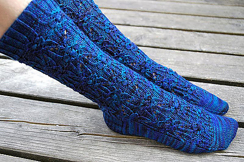 Ravelry: Gothic Spire Sock pattern by Cookie A