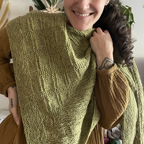 Ravelry: Texture Plaid Shawl pattern by Annie Lupton