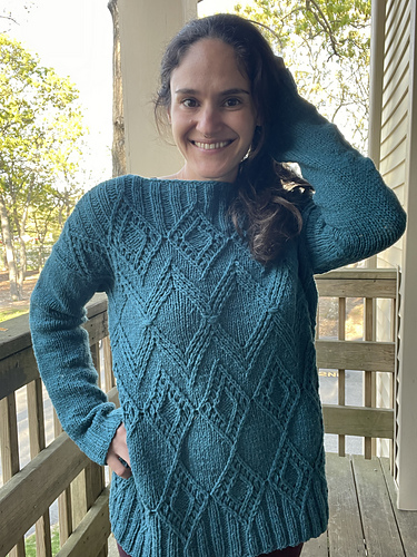 Ravelry: Diamond Folk Tunic pattern by Annie Lupton