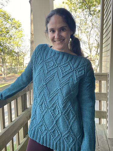 Ravelry: Diamond Folk Tunic pattern by Annie Lupton