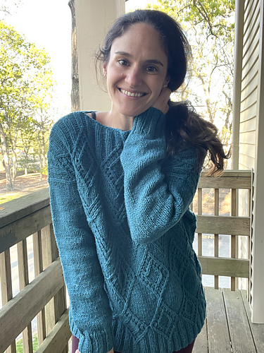 Ravelry: Diamond Folk Tunic pattern by Annie Lupton