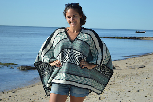 Ravelry: Boho Beach Poncho pattern by Annie Lupton