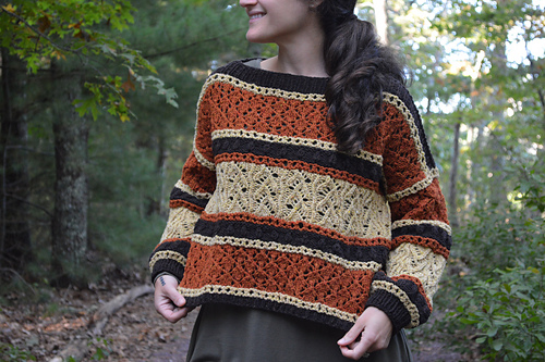 Ravelry: All Things Autumn Pullover pattern by Annie Lupton