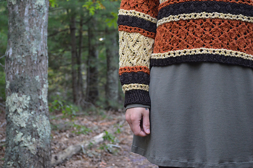 Ravelry: All Things Autumn Pullover pattern by Annie Lupton