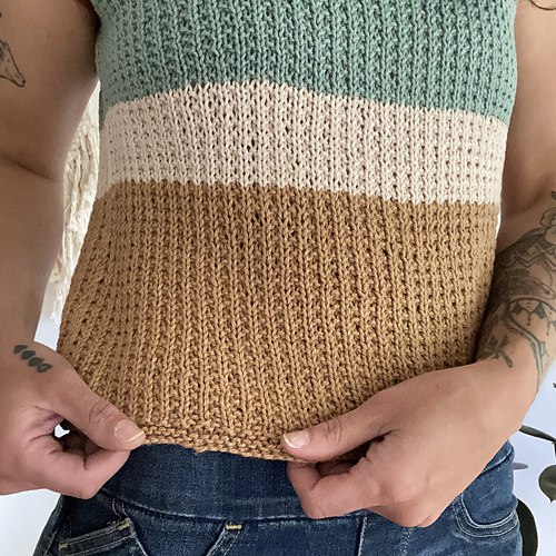 Ravelry: Texture Block Tee pattern by Annie Lupton