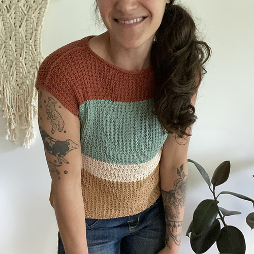 Ravelry: Texture Block Tee pattern by Annie Lupton