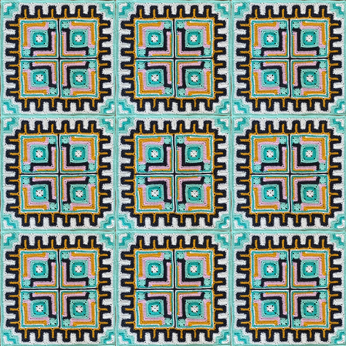 Ravelry: Ndebele Border pattern by Yvonne van Zijl